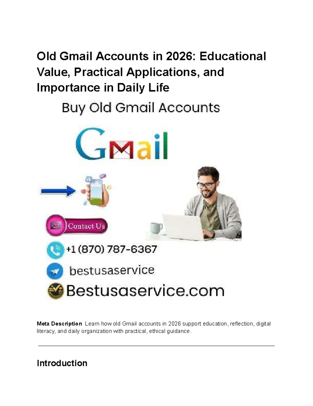 Old Gmail Accounts in 2026: Educational Insights and Practical Uses ...