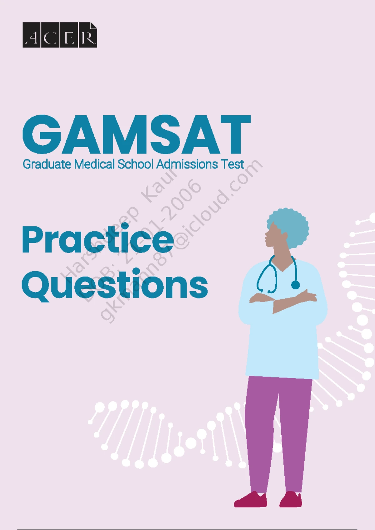 GAMSAT Practice Questions & Detailed Solutions for Exam Prep - Studocu