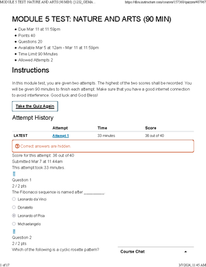 Final Module 9 Problem Solving - MMW 101 MATHEMATICS IN THE MODERN ...