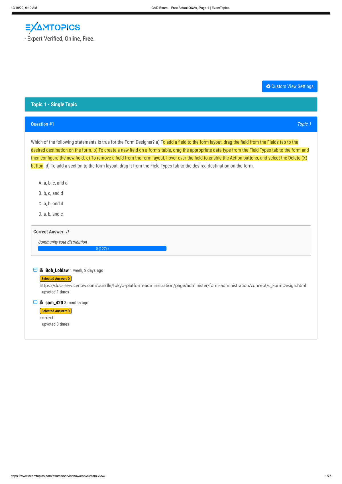 **CAD - Application Development Fundamentals Practice Exam Questions ...