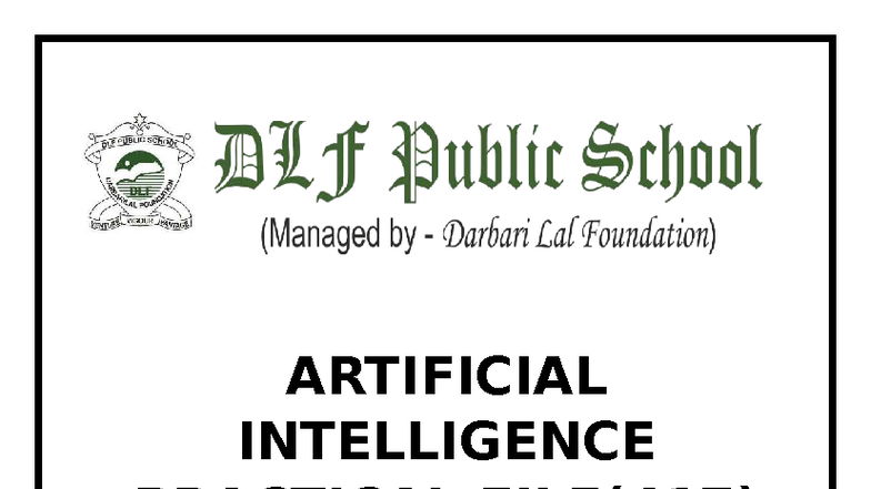 AI Practical File (417) - Programming Exercises and Outputs - Studocu