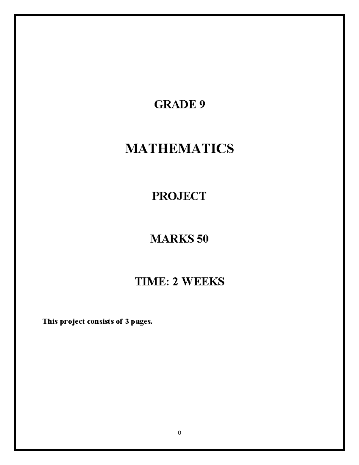 FS Grade 9 Math Project: Build Your Own 3D Garden Guide - Studocu