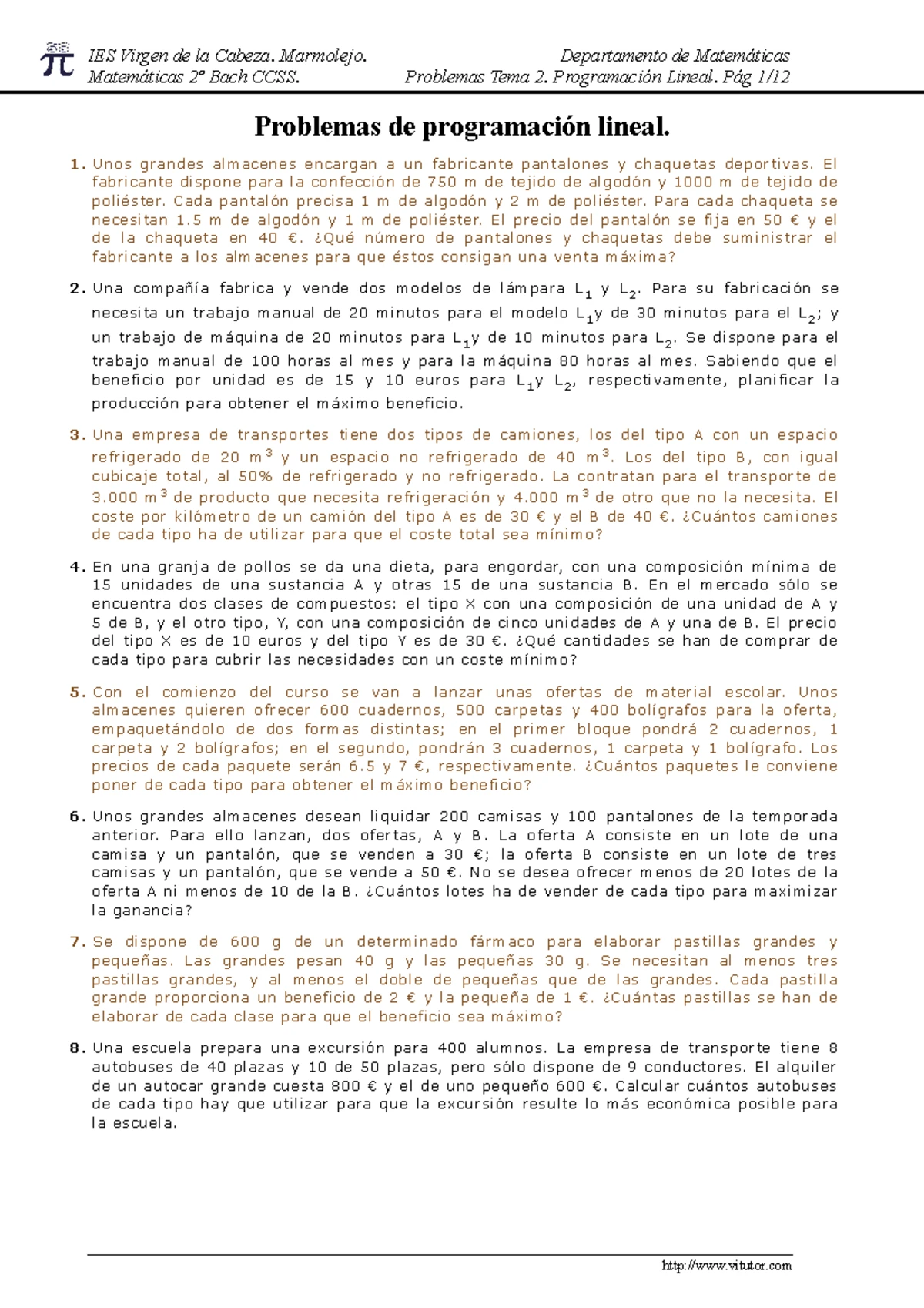 Ejercicios Resueltos 5: Método Dual en Investigación de Operaciones - Studocu