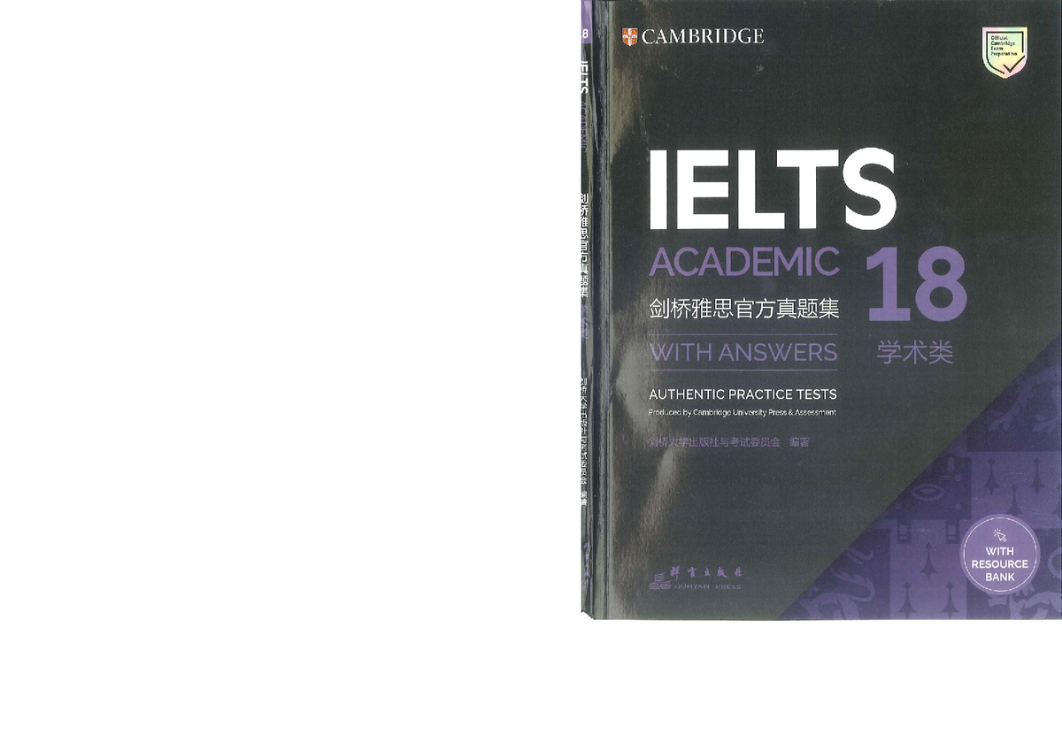 Cambridge 18 Study Guide and Key Insights - Studocu