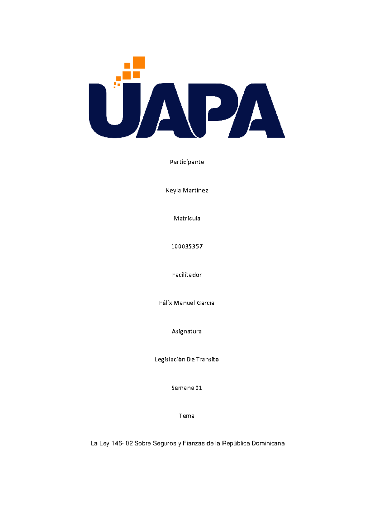 Análisis de la Ley 146-02 sobre Seguros y Fianzas en RD - Legislación ...