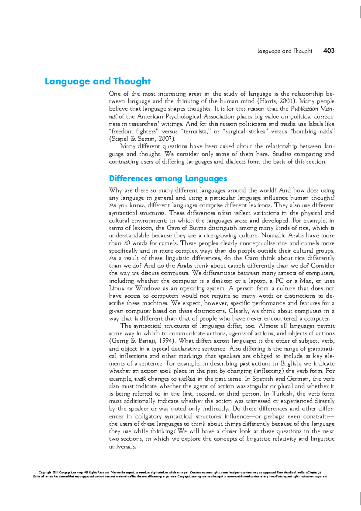 Cognitive Psychology: Understanding Language and Thought Interactions ...