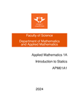 APM01A1 - UJ - Applied Mathematics 1A - Studocu