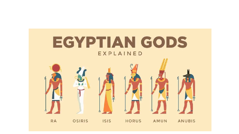 Egyptian Civilization - Google Docs - History Class 9 - EGYPTIAN GODS ...