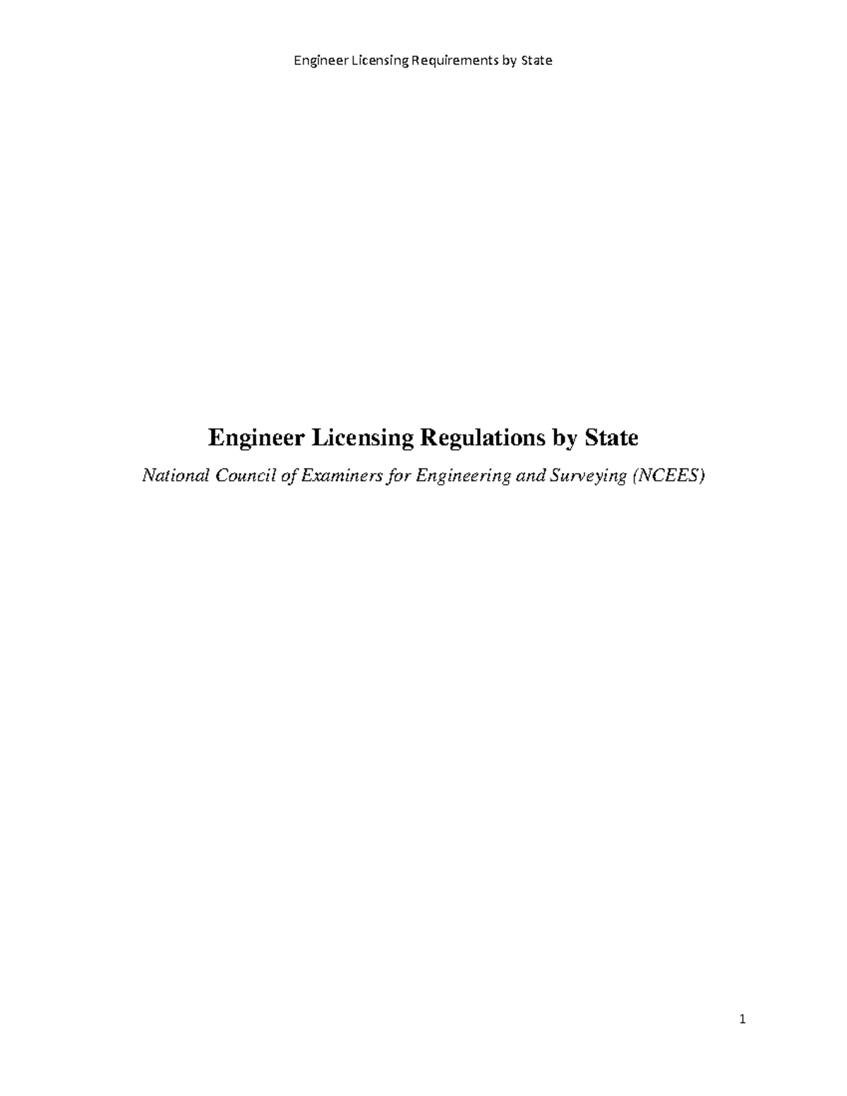 State-by-State Guide to Engineer Licensing Requirements (PE Exam) - Studocu