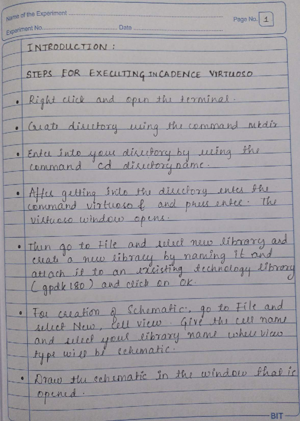 Analog Experiment Notes: CMOS Inverter Design and Analysis - Studocu