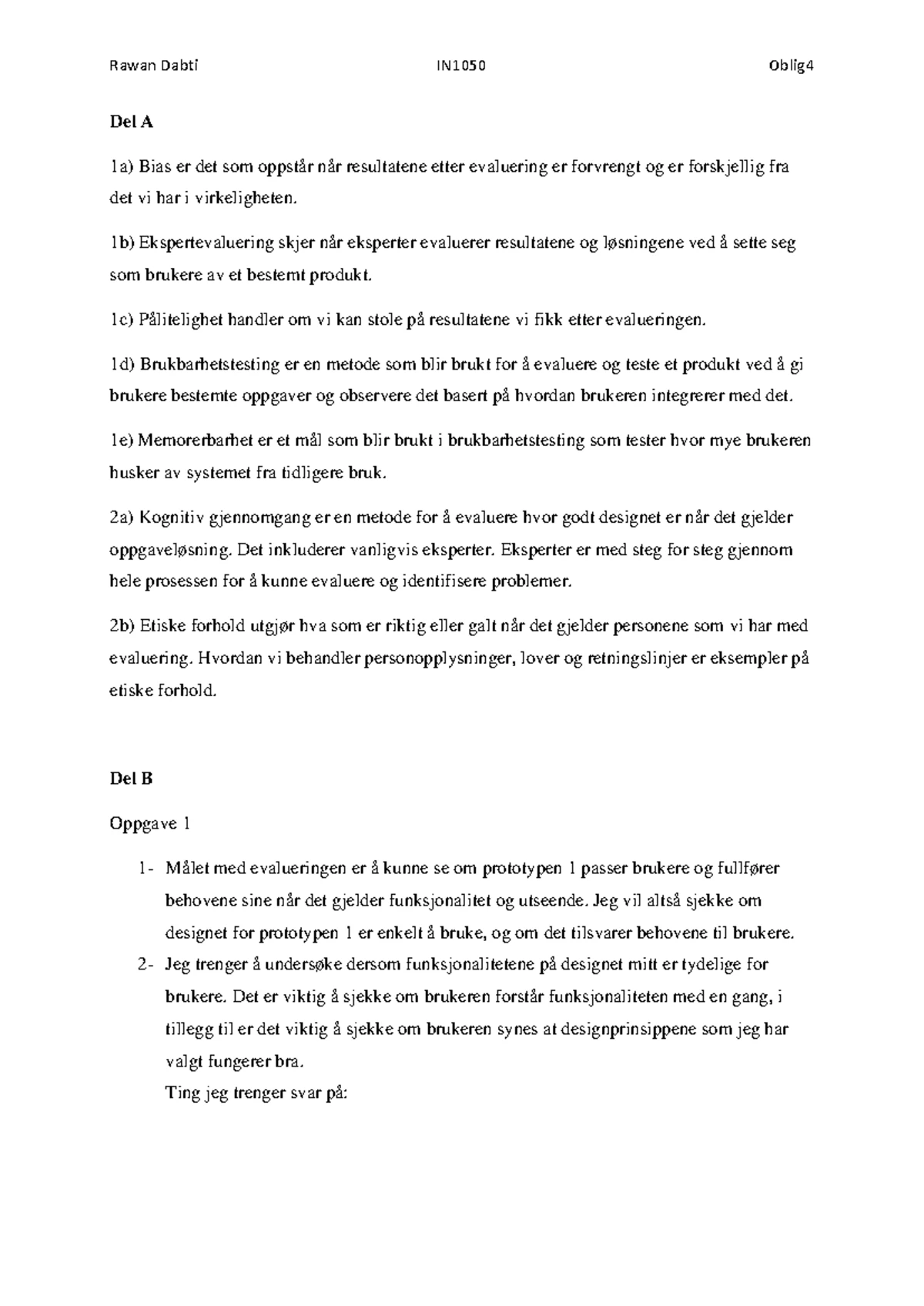 IN1050 - Notater fra Forelesning 1 om Menneske-Maskin Interaksjon - Studocu