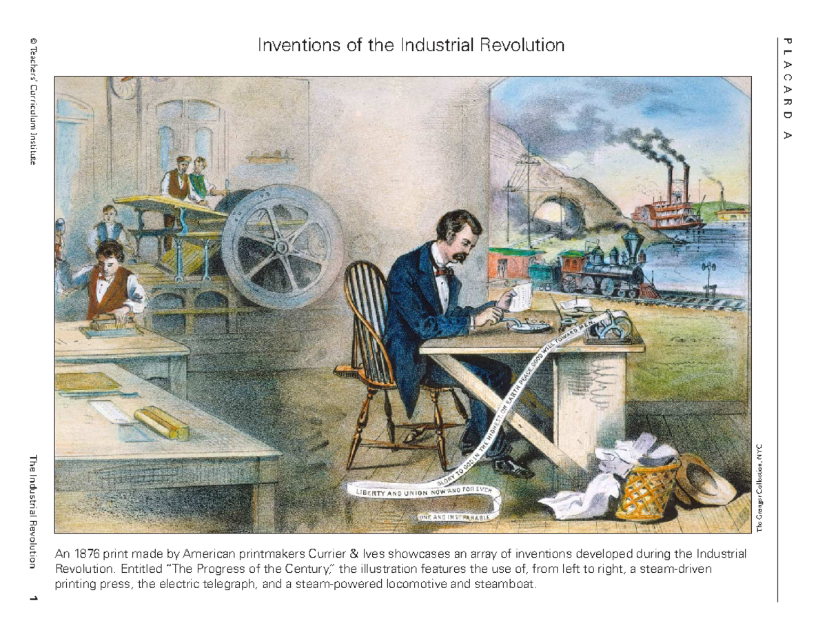 Industrial Artwork: The Industrial Revolution and Its Impact - Studocu