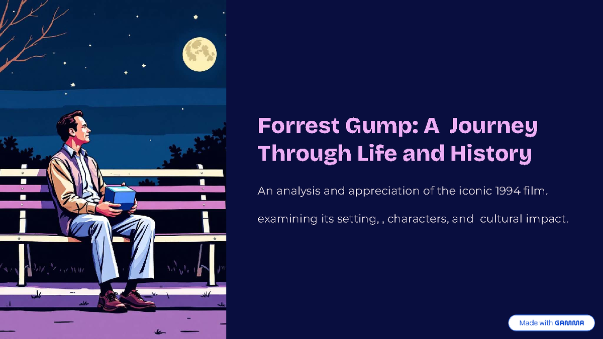 Forrest Gump (1994): An Analysis of Life, History & Impact - Studocu