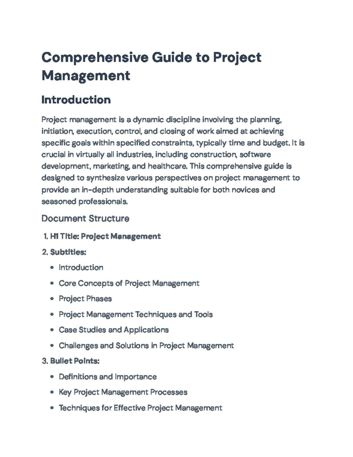 Comprehensive Project Management Guide: Techniques & Phases Overview ...