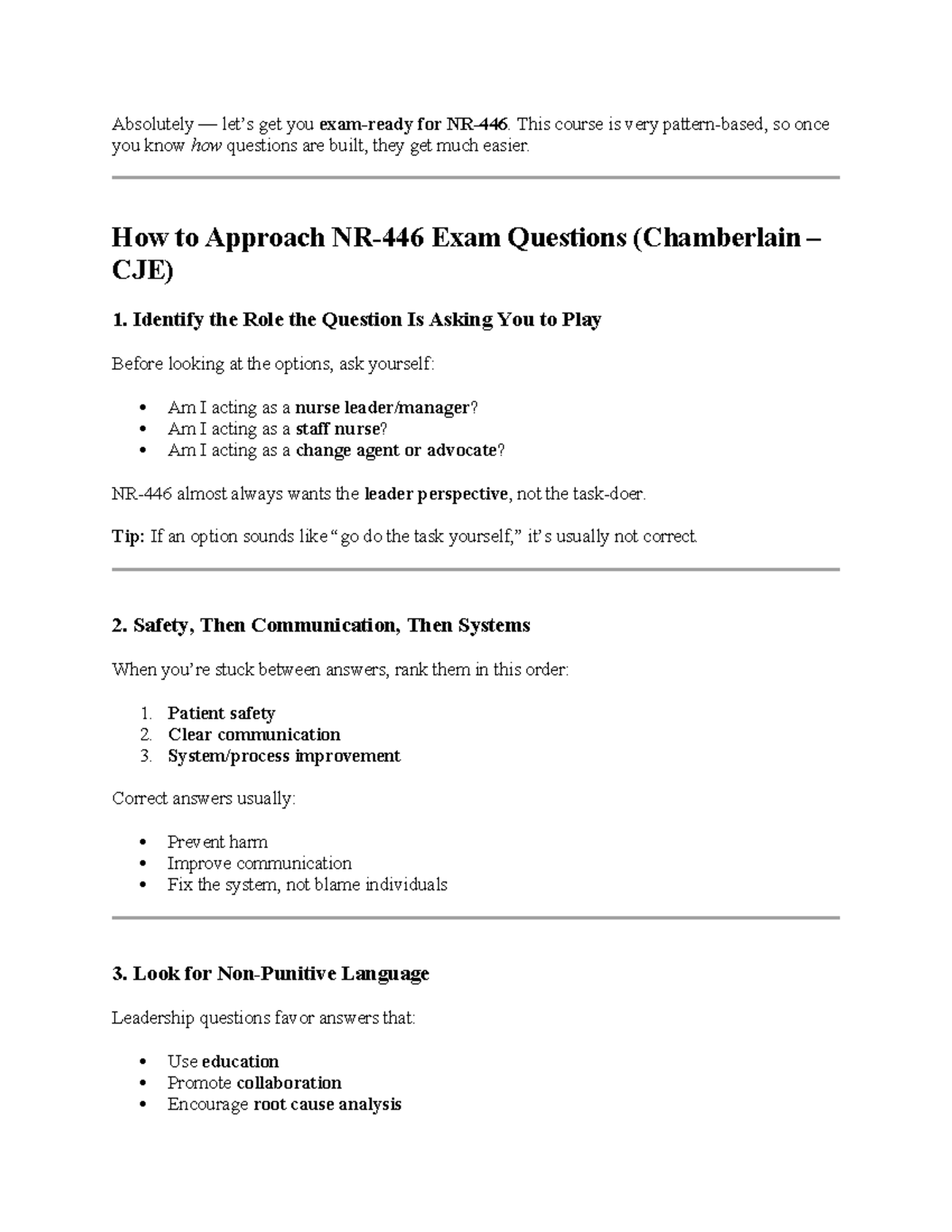 NN446 - Strategies for Answering Exam Questions Effectively - Studocu