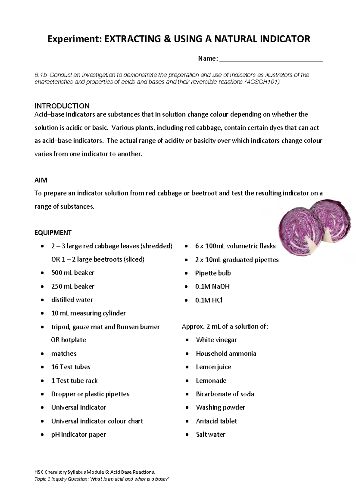 12Chem M 6.1b Making & Testing a Natural Indicator - Experiment Guide ...