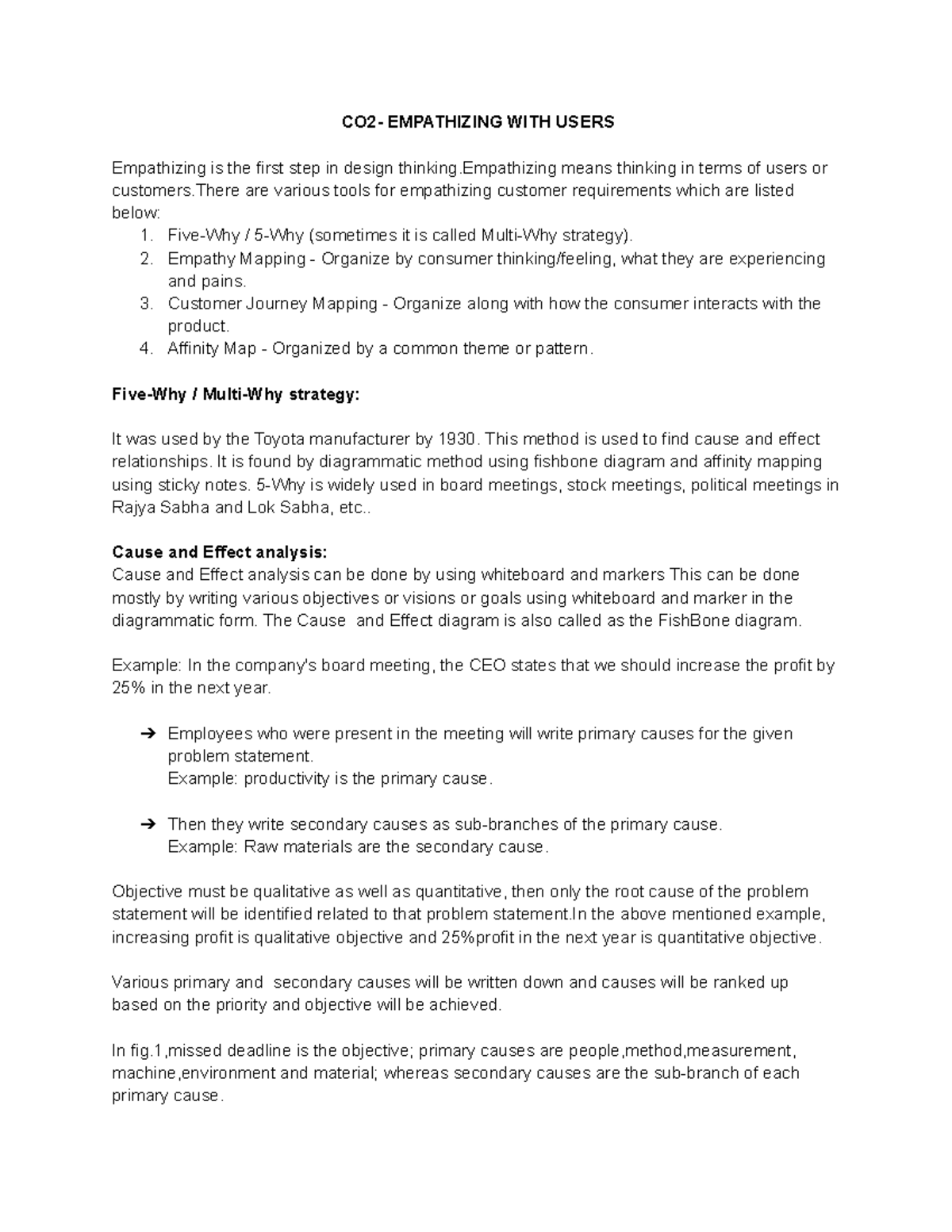 CO2 - Empathizing with Users: Tools and Strategies for Design Thinking ...