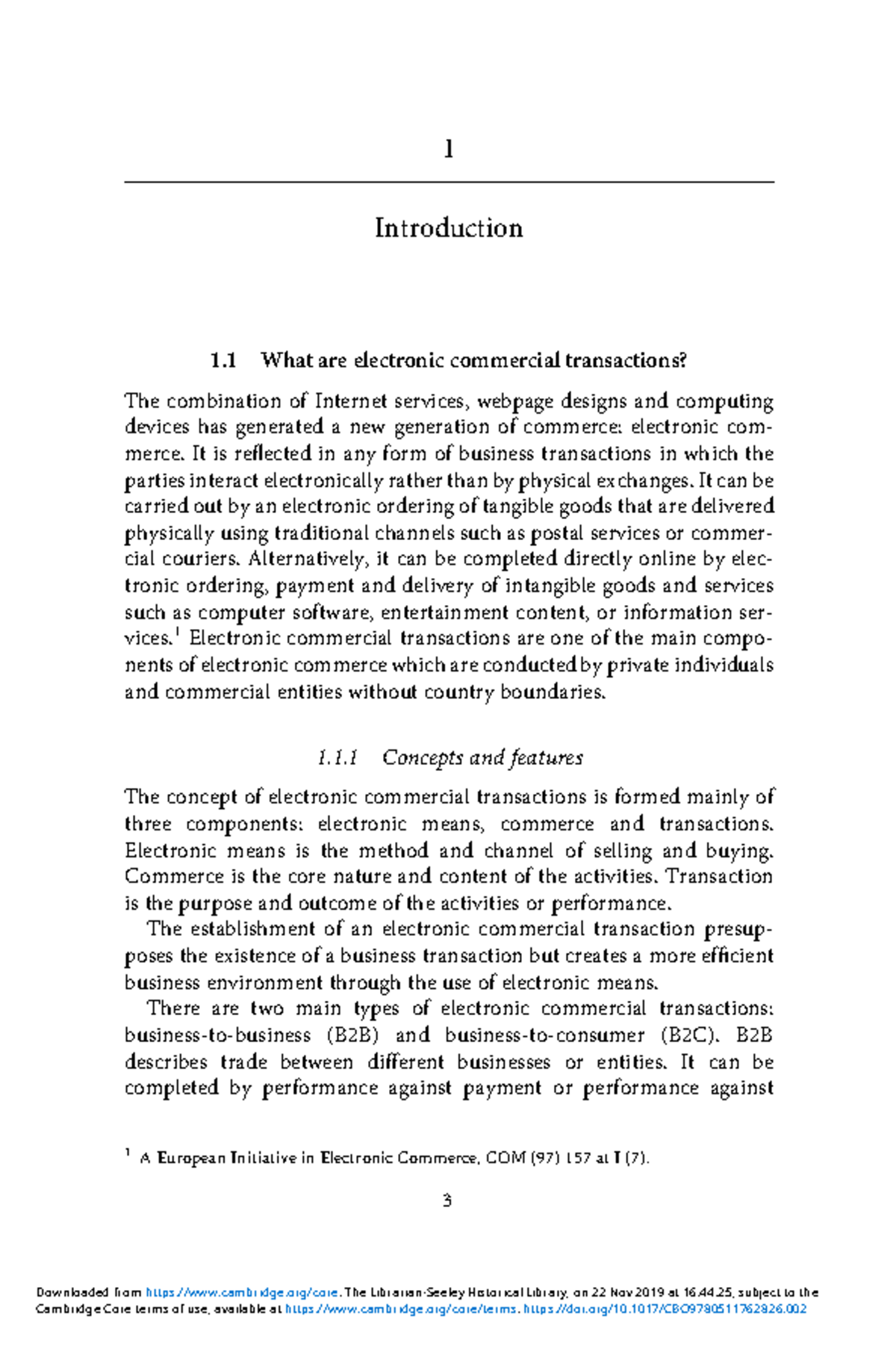 Electronic commercial transactions: concepts, benefits, and challenges ...