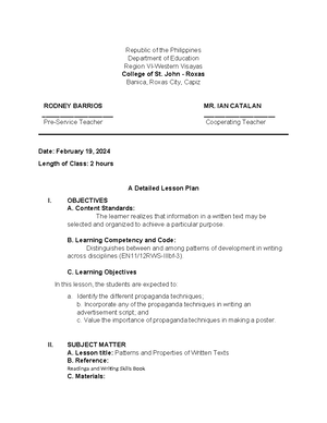 Learner Centered Teaching - Lesson 3 - Copy - LESSON 3: Theories of ...