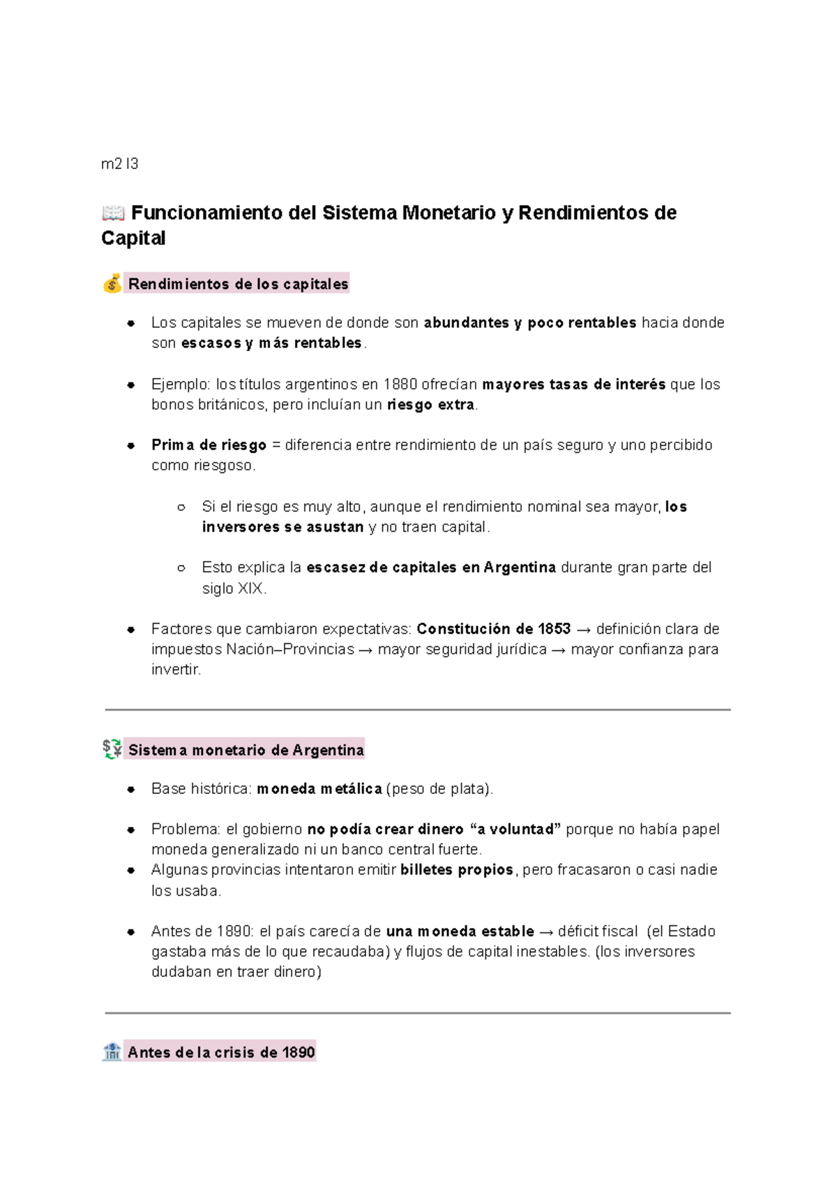 m2 l3 Funcionamiento del Sistema Monetario y Rendimientos de Capital ...