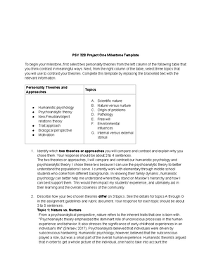 [Solved] compare and contrast Humanistic psychology and Psychoanalytic ...