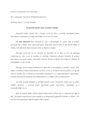 Fisa de progres scolar model - ȘCOALA GIMNAZIALĂ ...