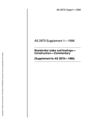 Australia Standard Residential Slabs and Footing 2870-2011 - Australian ...