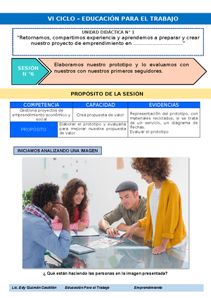 Ficha 4 Situación, RETO Y Empatizar DT - ¿Qué situación nos presenta Ia imagen? ¿Cómo podemos ...