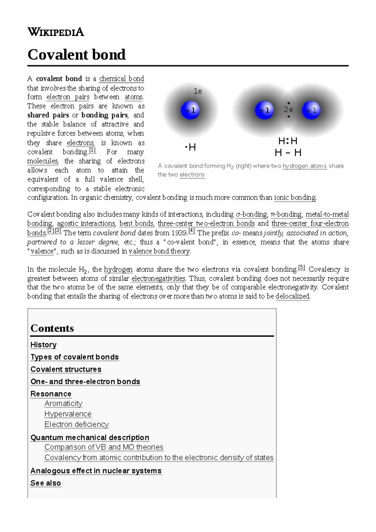 Covalent bond - These electron pairs are known as shared pairs or ...