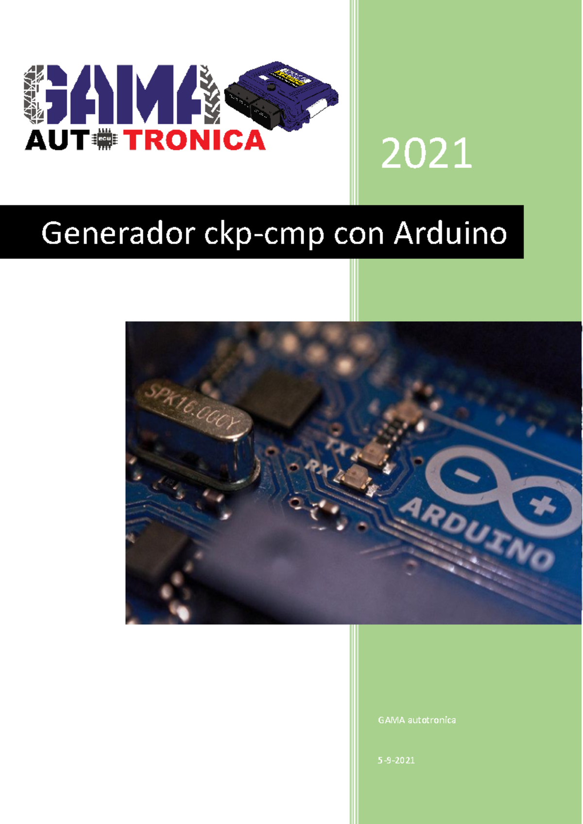 665408498 Generador CKP-CMP con Arduino: Proyecto de Simulación - Studocu