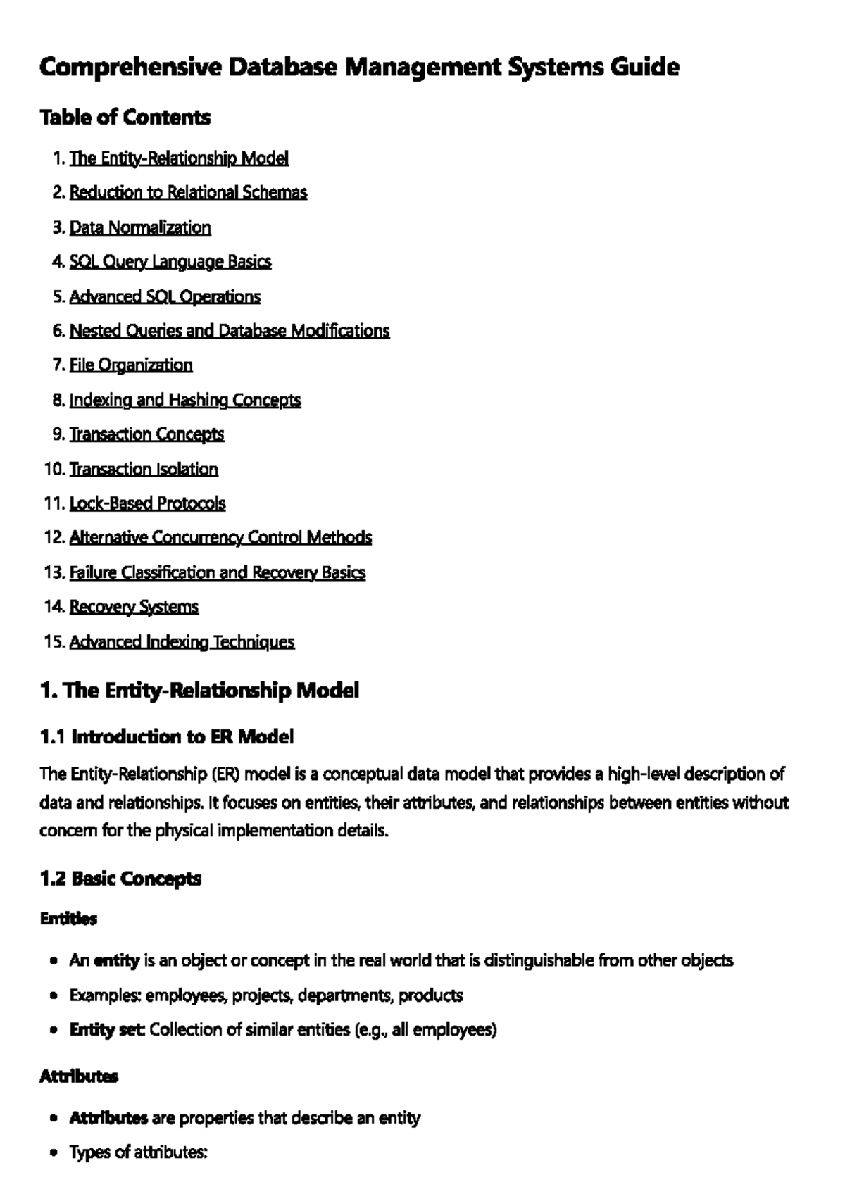 Comprehensive Guide to Database Management Systems (DBMS) Concepts ...