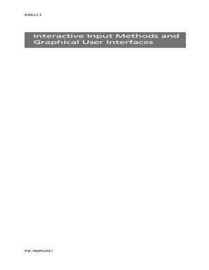 BCG402 - Model Question Paper for Computer Graphics & Visualization - Studocu