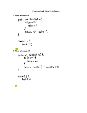 Introduction to Classes and Objects in Java - CS101 Lecture Notes ...