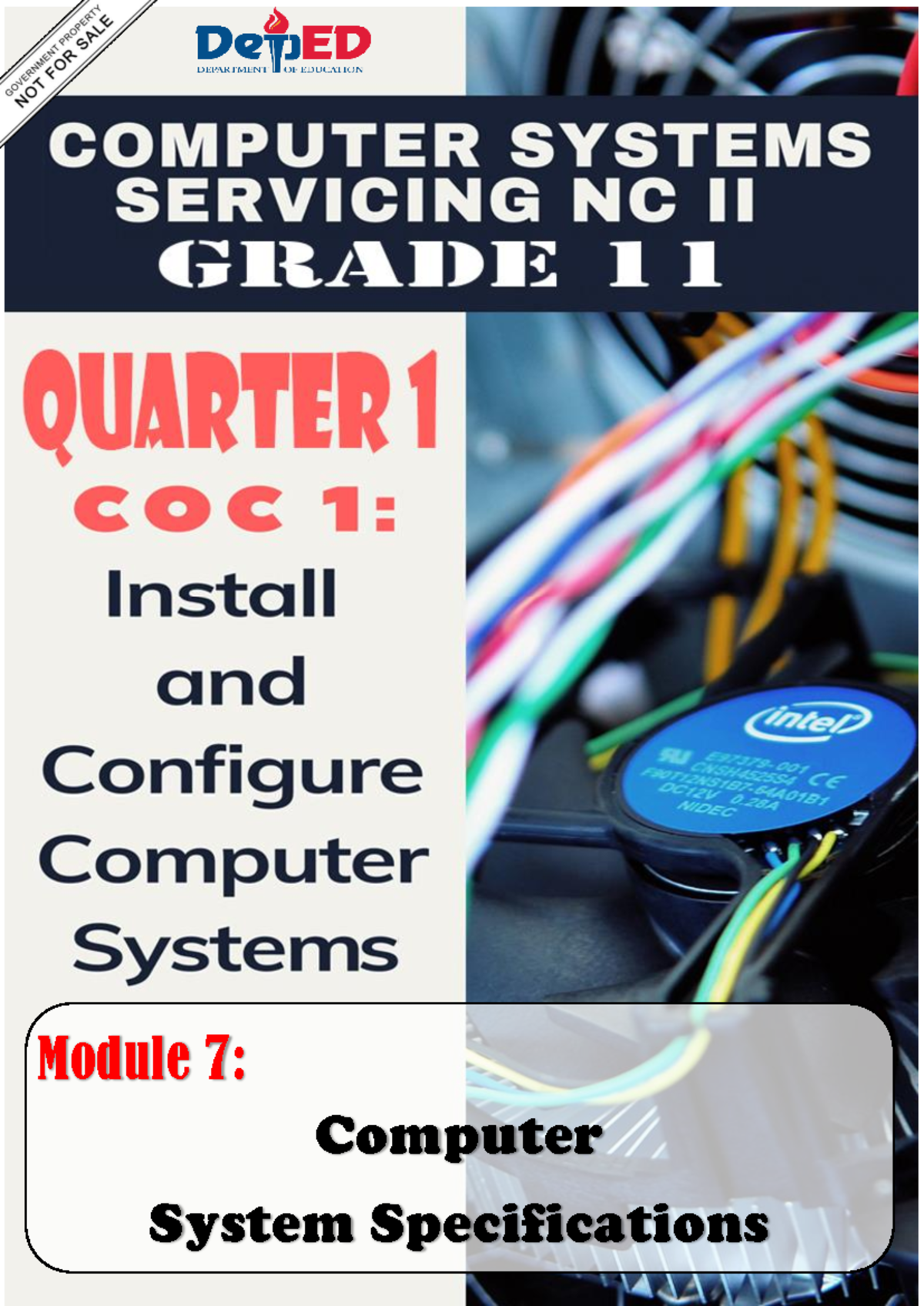 TVL CSS G11-Q1-M7 - Computer System Specifications Module - Studocu