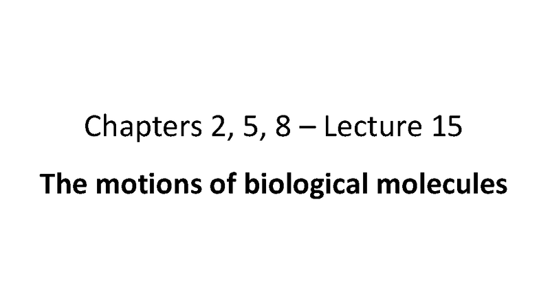 Kinetic Theory of Gases: Maxwell-Boltzmann Distribution - CHE 349 L15 ...