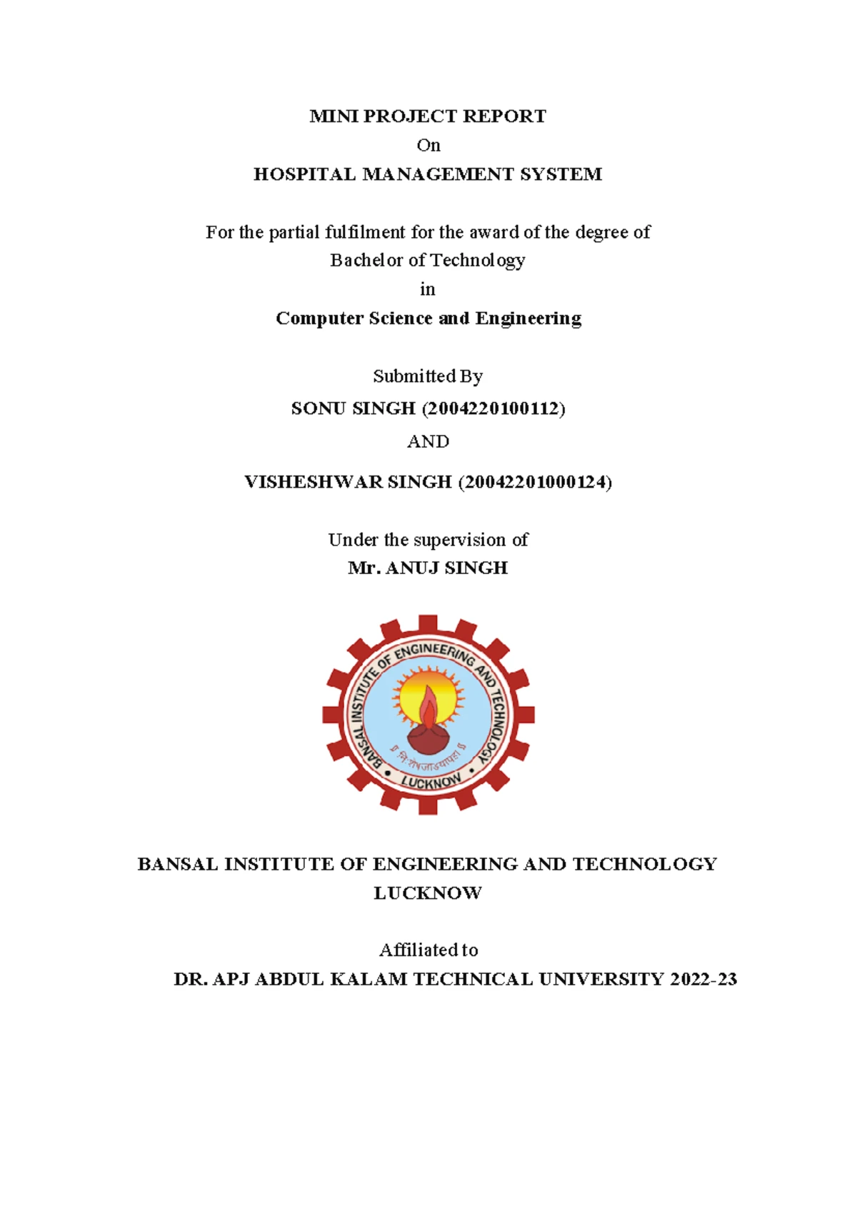 Aryan Verma Resume Mini Project Report 51 K Mohalla Chowk Shahabad Hardoi Up Aryan Verma