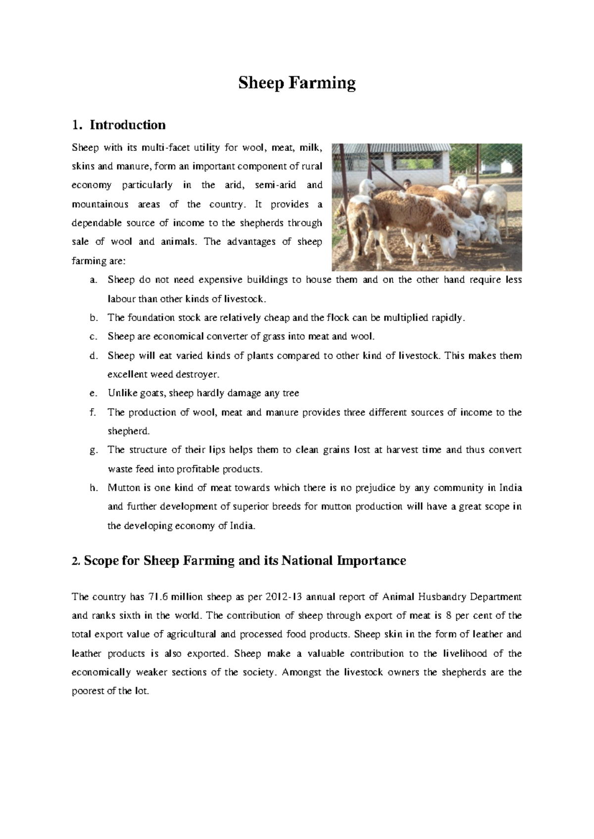 sheep breading mechanism - Sheep Farming 1. Introduction Sheep with its ...