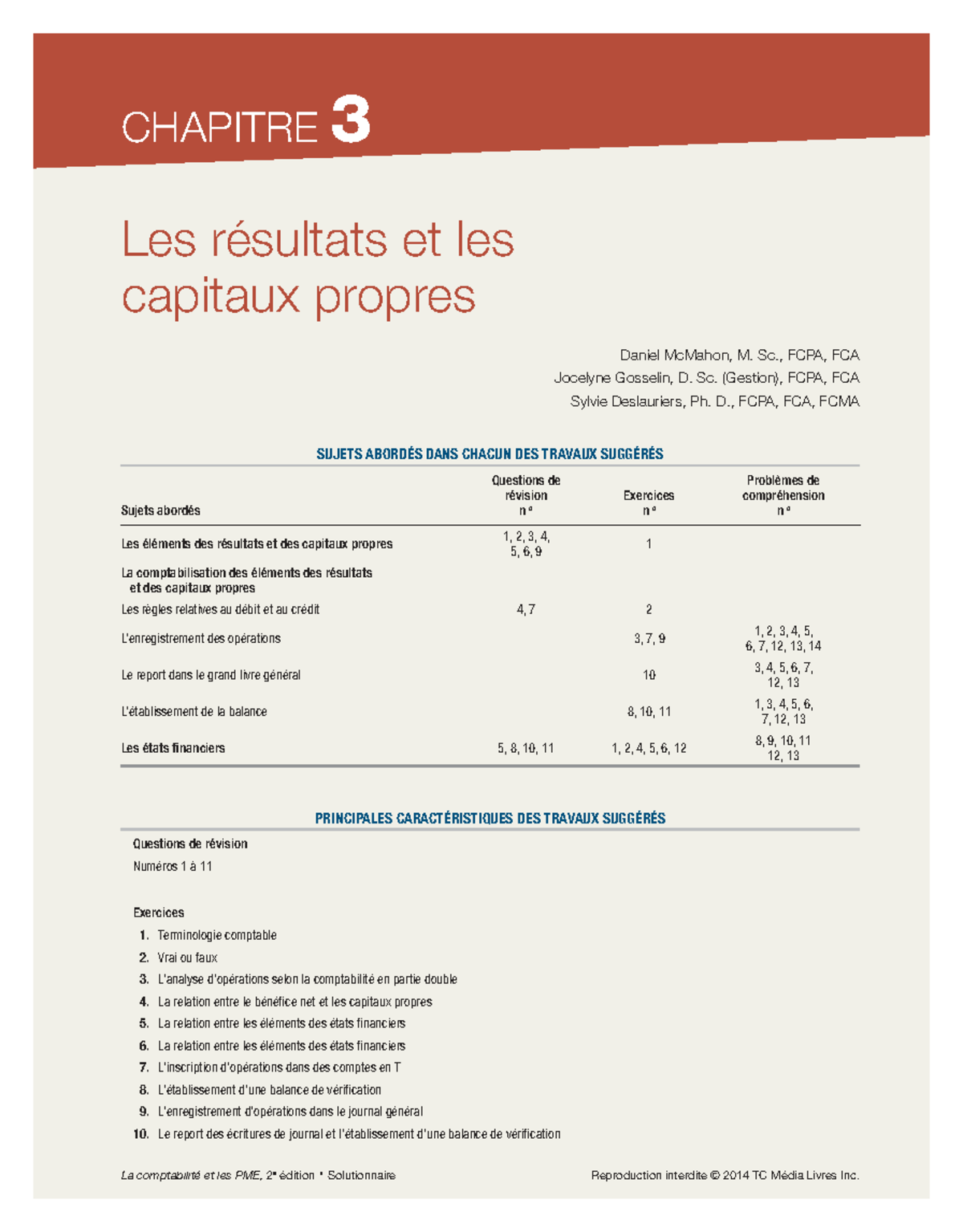 Solution Chapitre 3 : Résultats et Capitaux Propres - Comptabilité PME ...