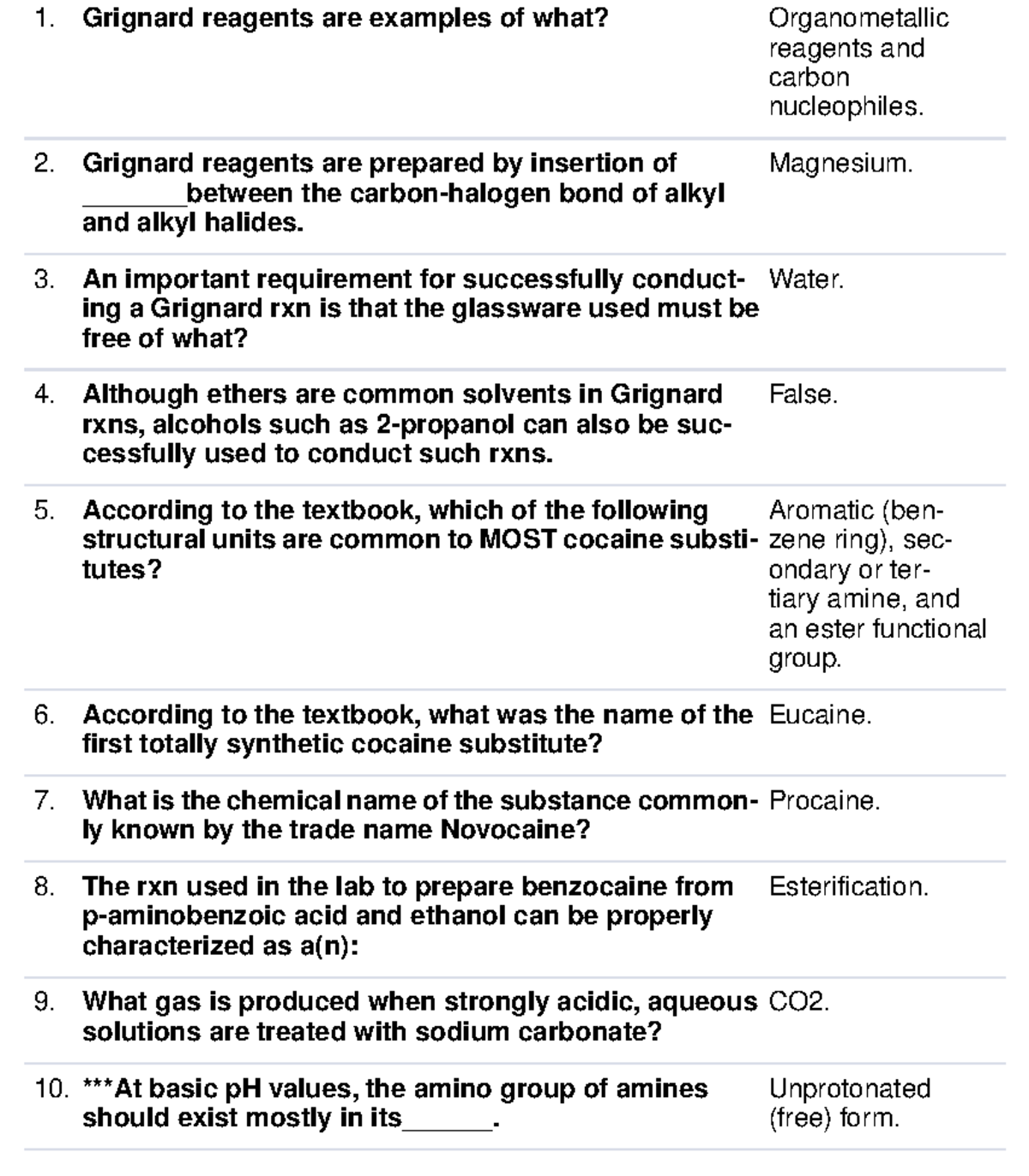 Ochem 2 Lab Final Exam Review Guide - Studocu