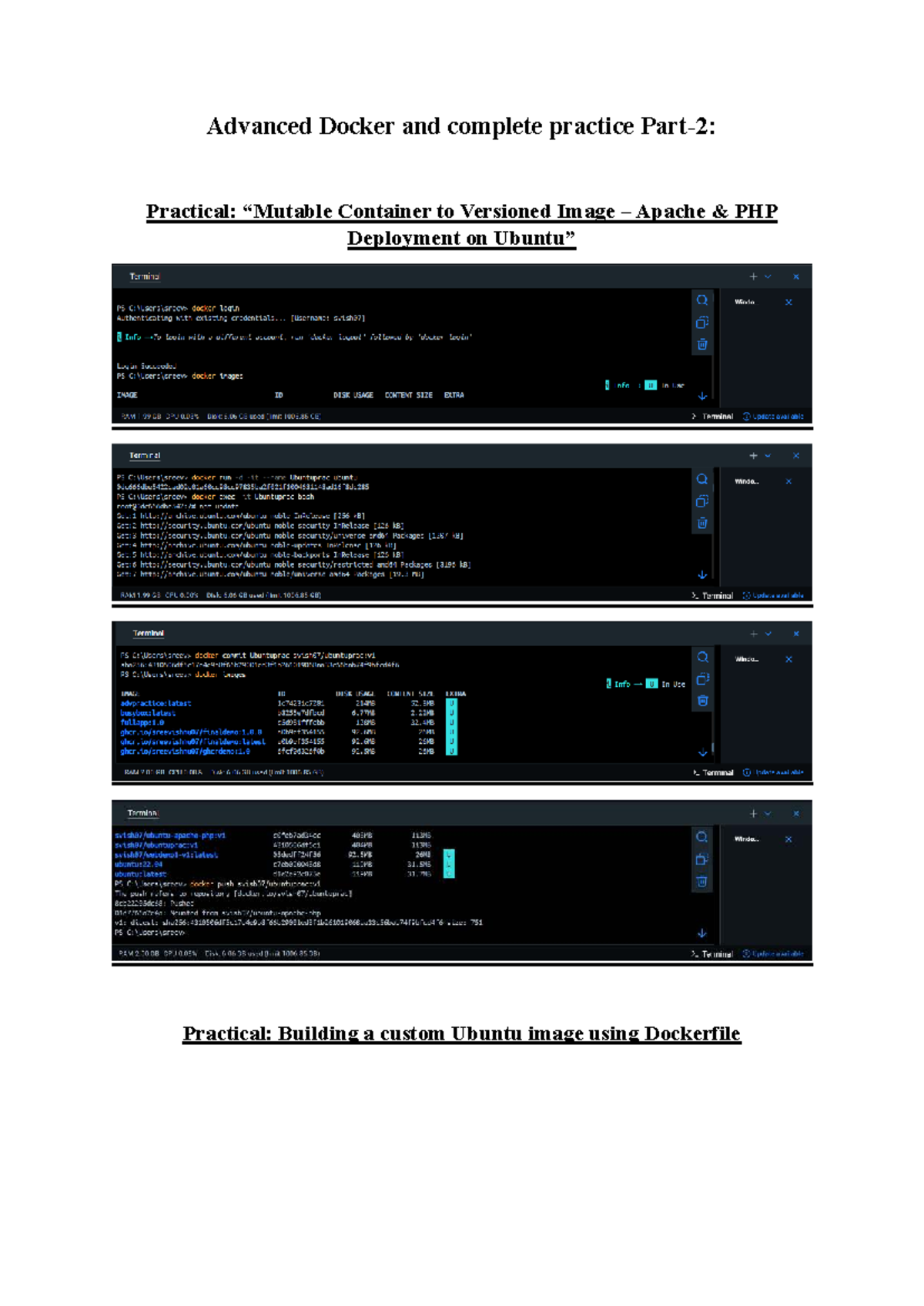 Docker Practice Part-2 - Advanced Docker and complete practice Part-2 ...