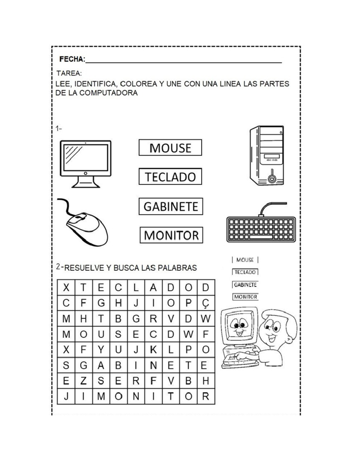 Actividad DE Tarea 1 Computacion - lenguaje y comunicación - FECHA ...