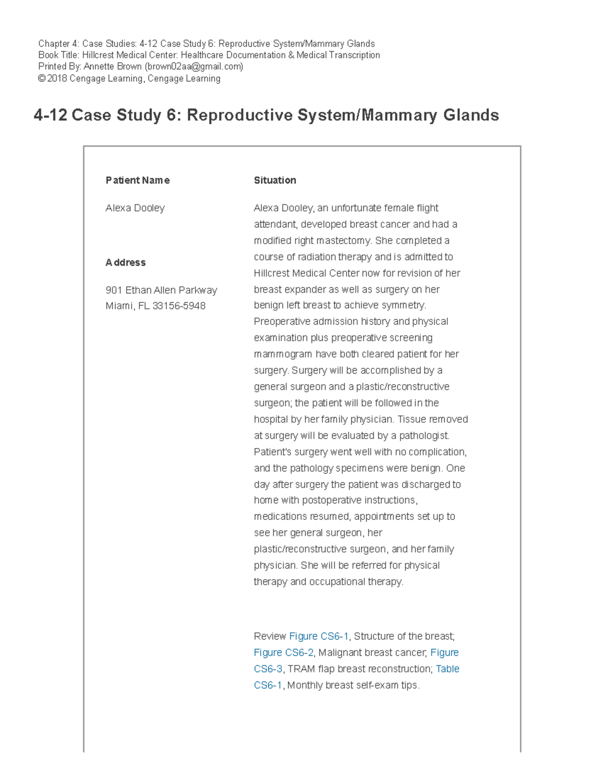 Chapter 4: Case Study 6 - Reproductive Glands of Alexa Dooley - Studocu