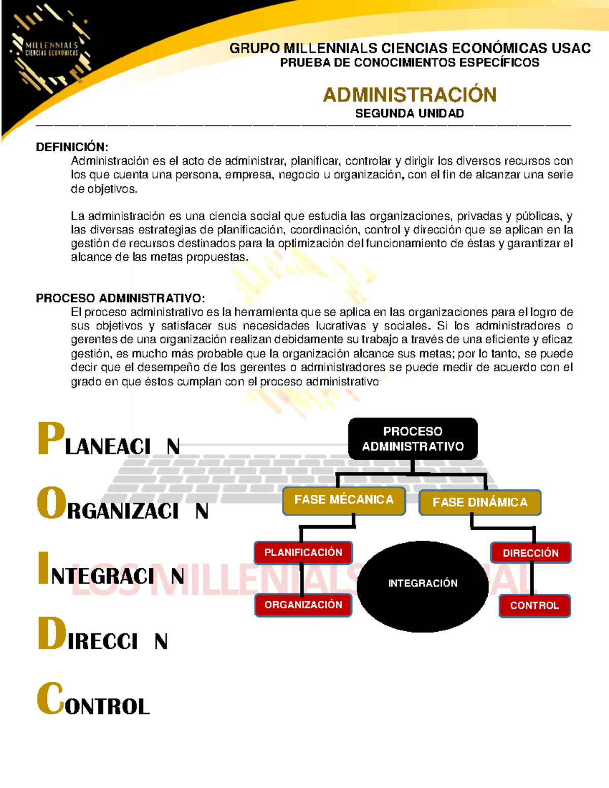 Unidad No.2 Administración de Empresas - DEFINICIÓN: Administración es ...