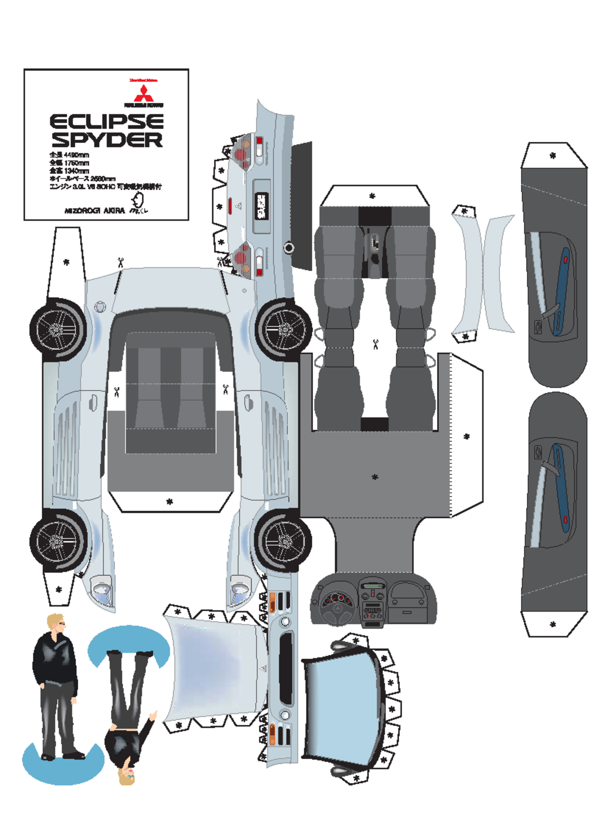 Spyder - model - physics chemistry maths computer science - 3 V6 SOHC 1 ...