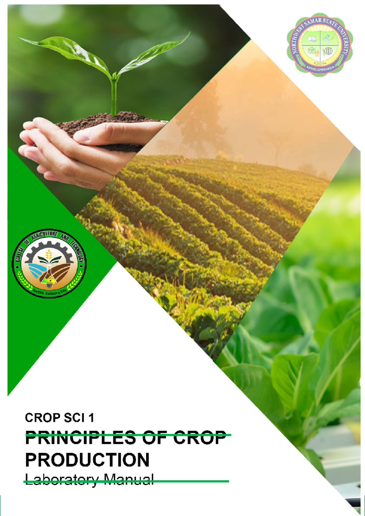 CROP SCI 1 LAB MANUAL: Principles of Crop Production - Studocu