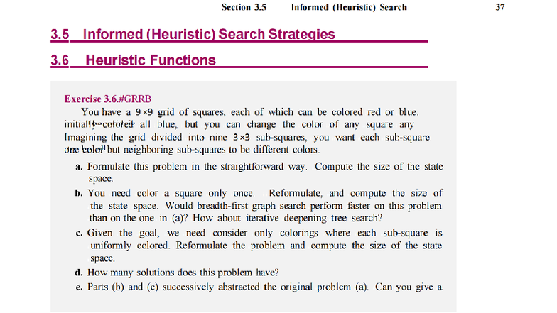 Solutions Manual for AI: Informed Search Strategies (CS 65) - Studocu
