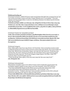 Pendidikan Agama Islam - MKWU4101 - Studocu