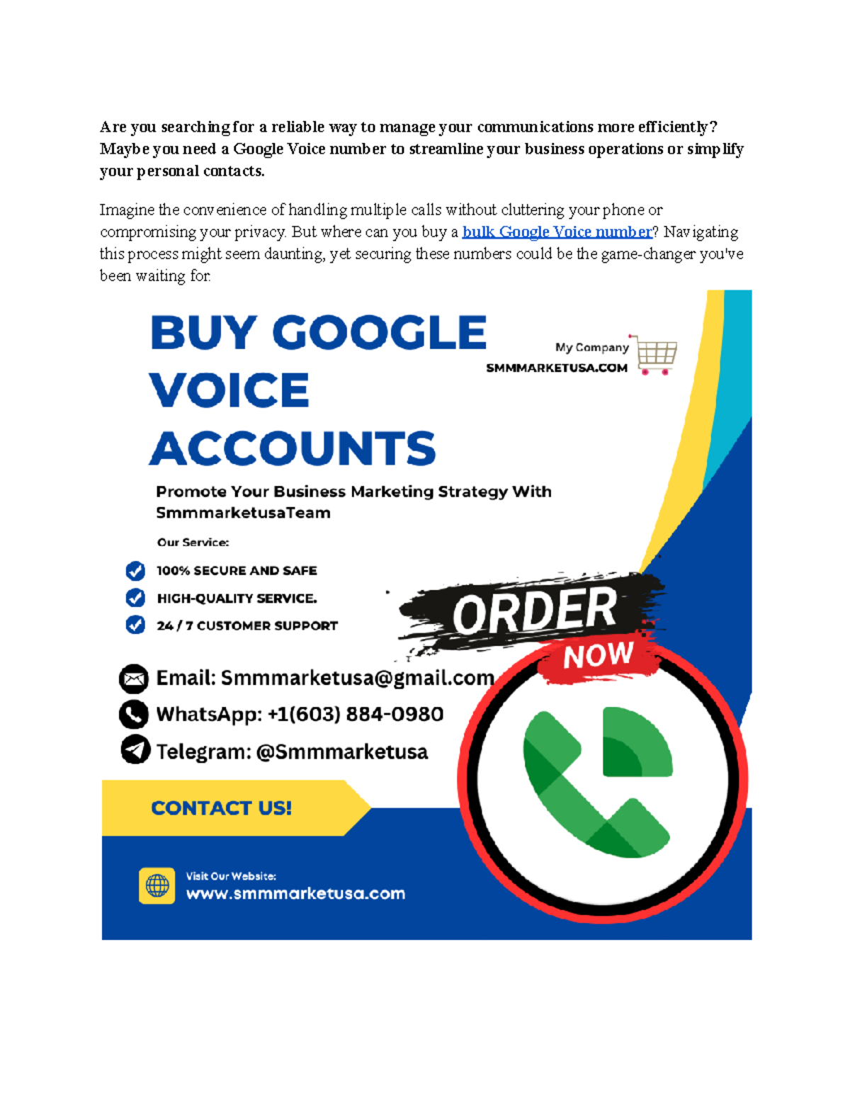 Where to Buy Bulk Google Voice Numbers: A Comprehensive Guide - Studocu