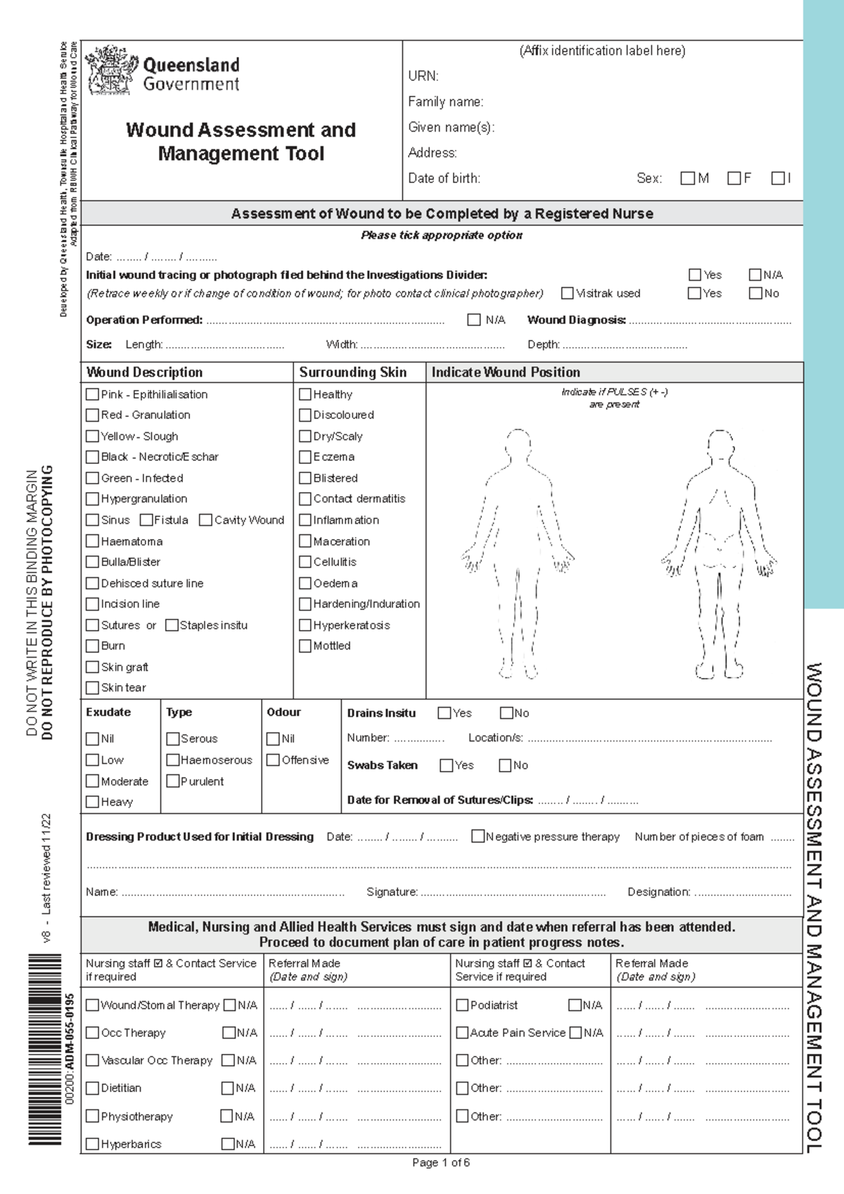 BM1011 - Wound Assessment and Management Tool - Studocu