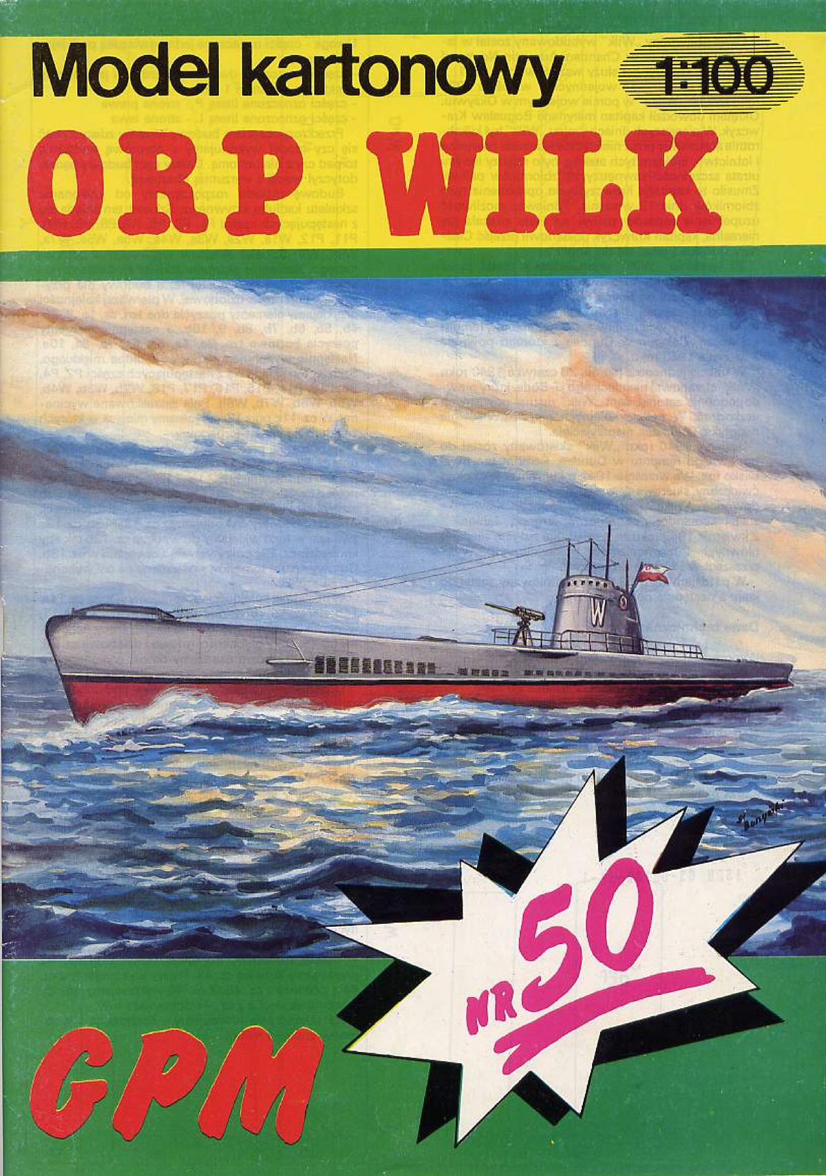 GPM 050 - Destroyer ORP Wilk - Model kartonowy ORP WILK We 0 1 Model ...